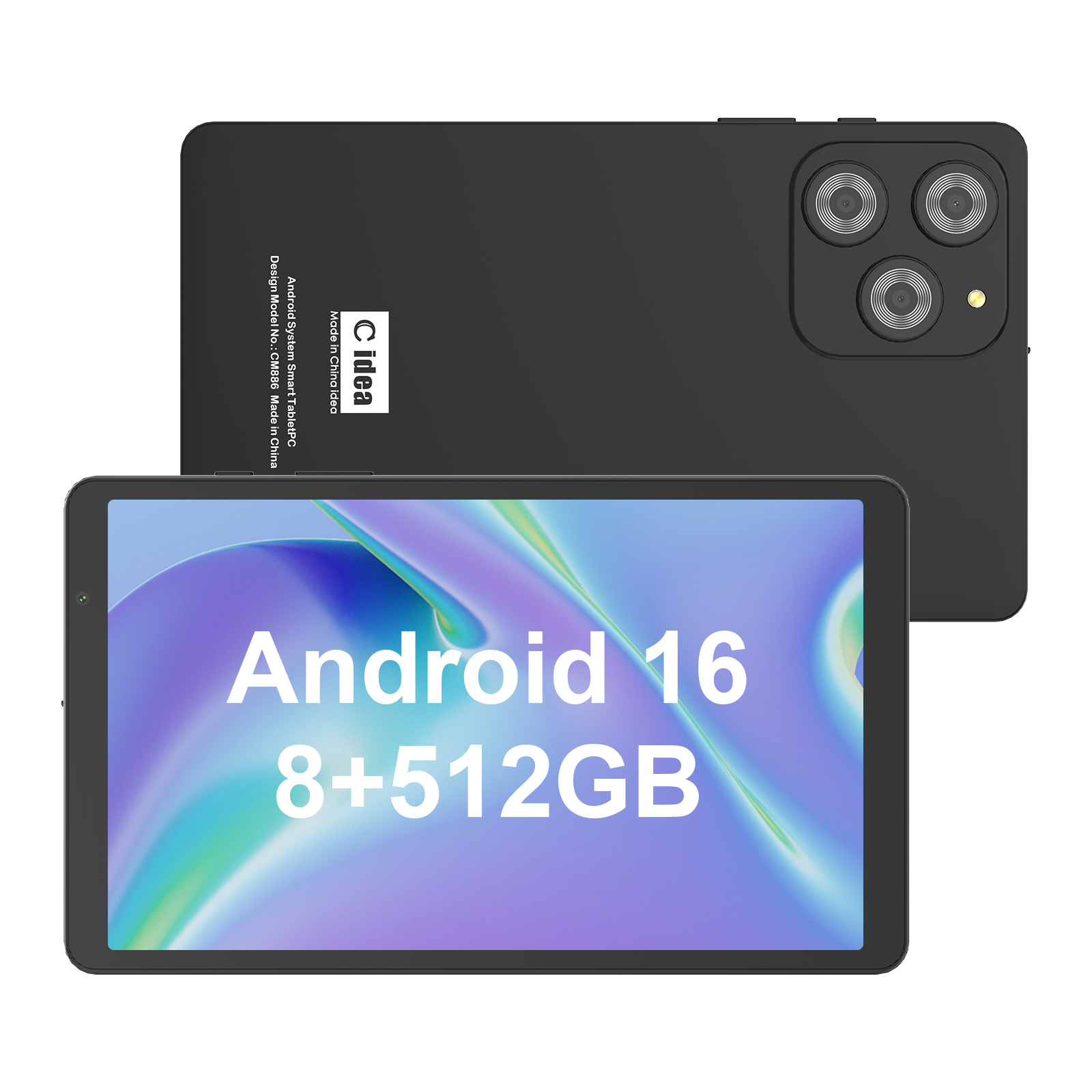 C idea 8 Inch Smart Tablet PC Z klawiaturą 8GB RAM+512 ROM 800*1340 IPS ...